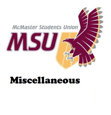 MSU eStore – McMaster Students Union Online Store